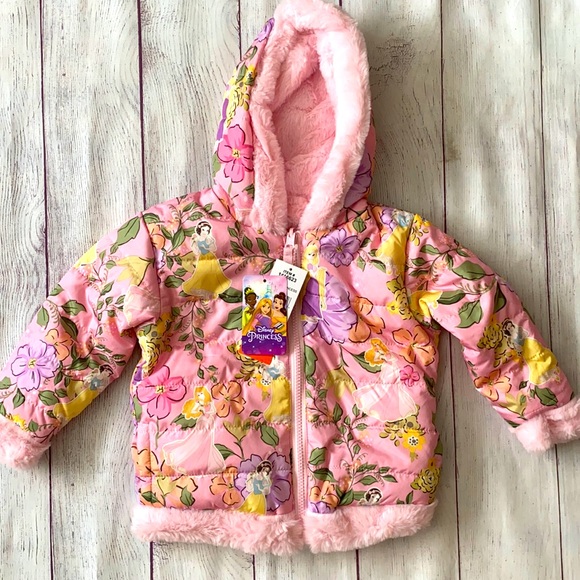 Disney | Jackets & Coats | Nwt 2t Girls Disney Reversible Jacket ...